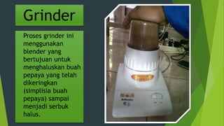 Ppt farmasetika simplisia buah pepaya | PPTX