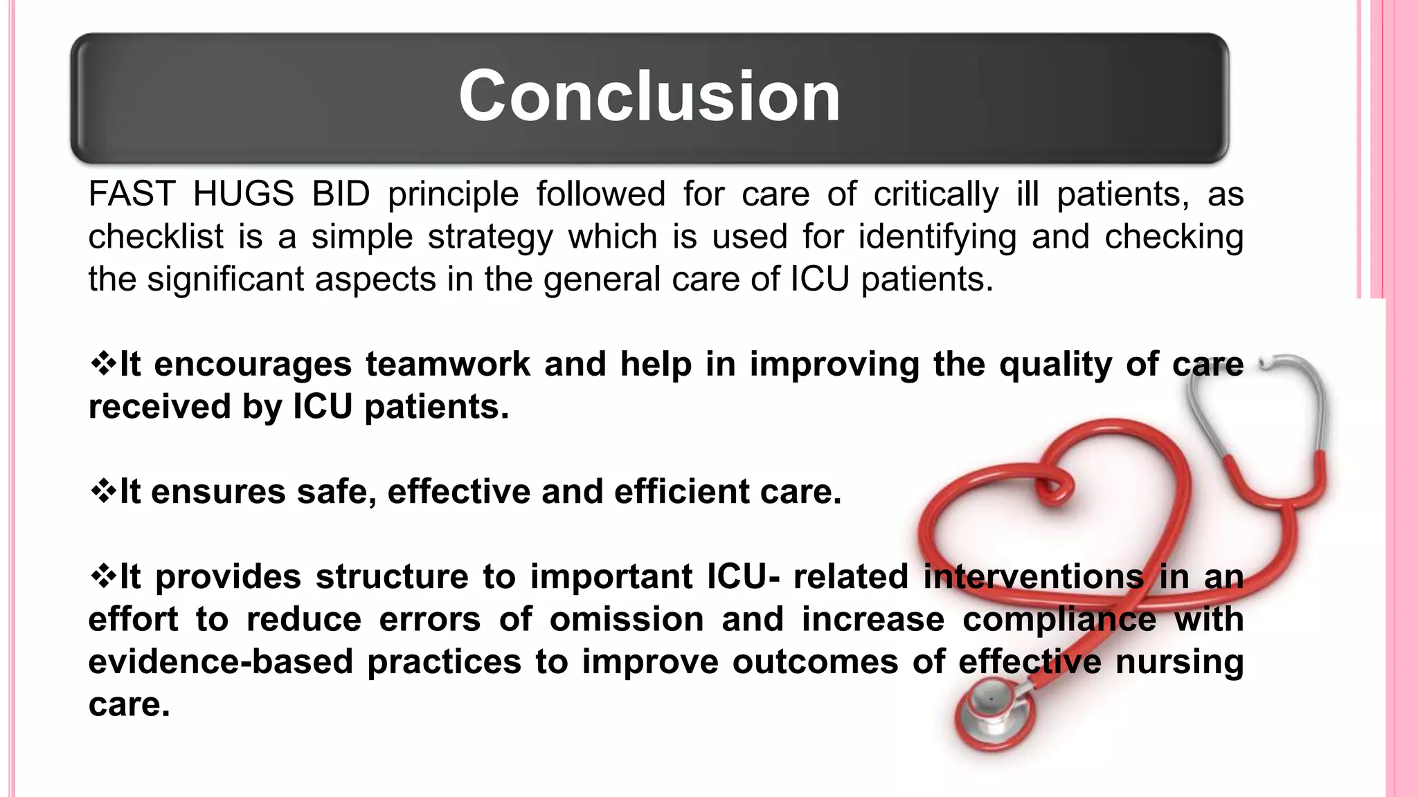 FAST HUGS BID | PPTX