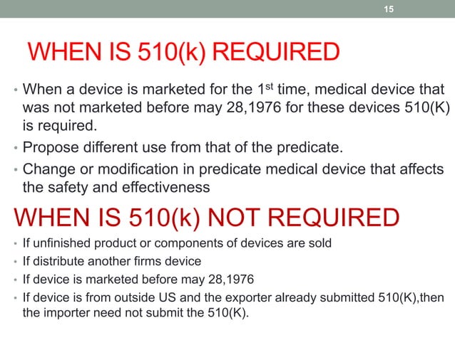 FDA regulation for medical devices | PPTX | Pharmaceutical Industry | Industries