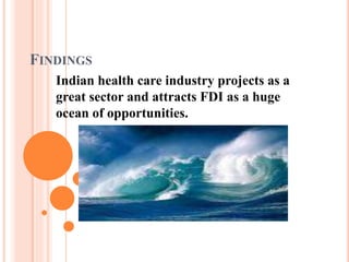 Ffdi on health sector | PPTX