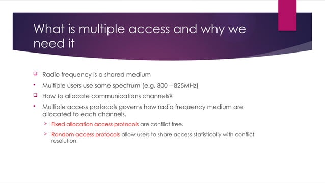 Multiple access techniques in satellite communication | PPTX | Computer Networking | Computing