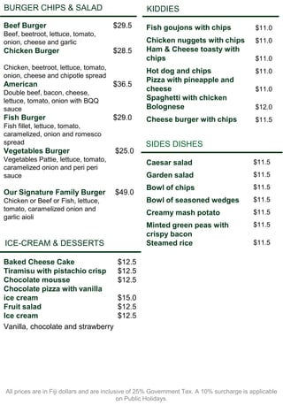 Heineken House Menu | PPTX