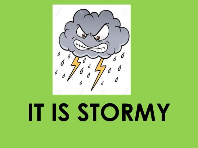 feelings and weather - introductory material for warm up | PPTX