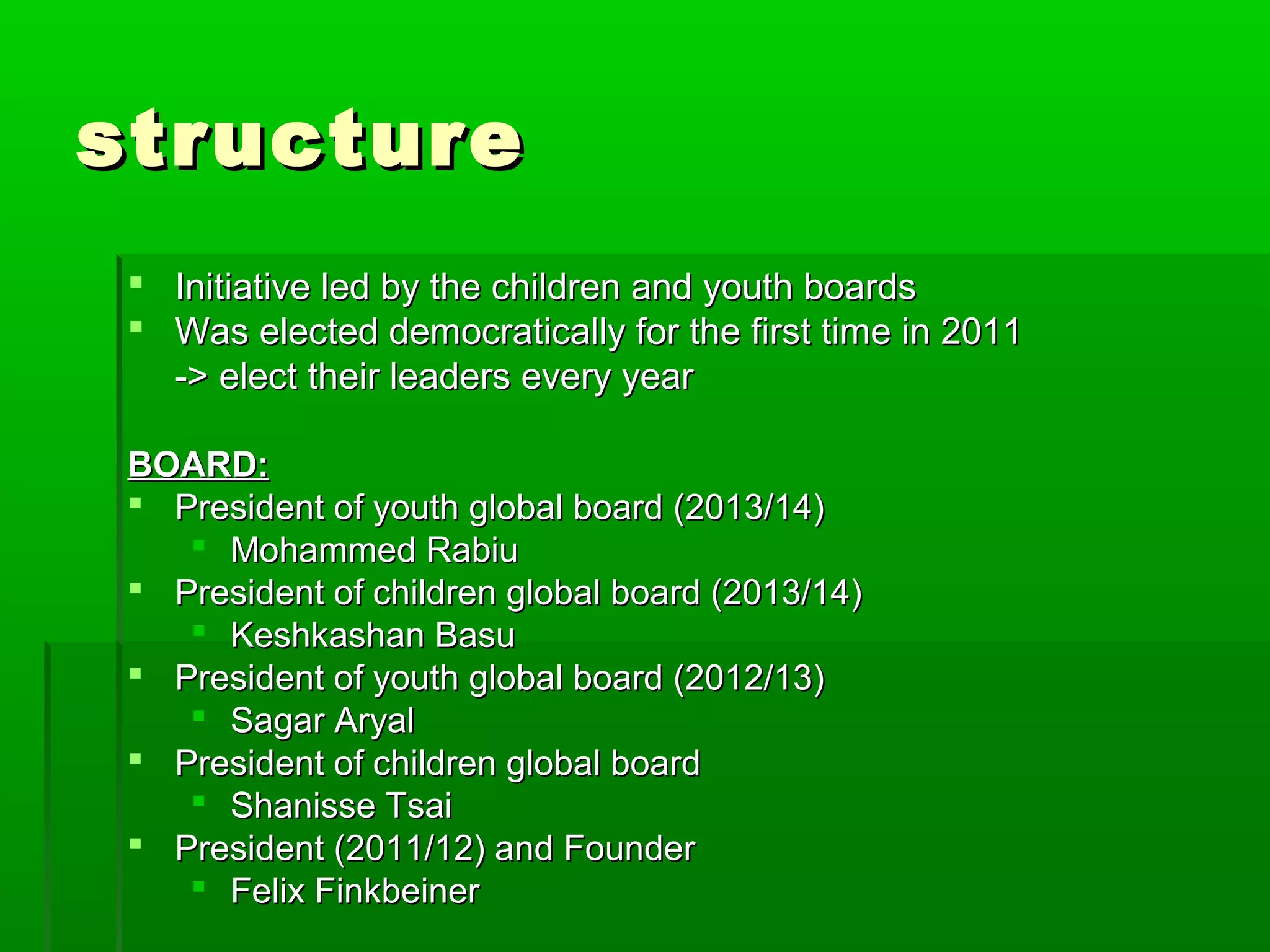 Ppt felix finkbeiner plant for the planet | PPT