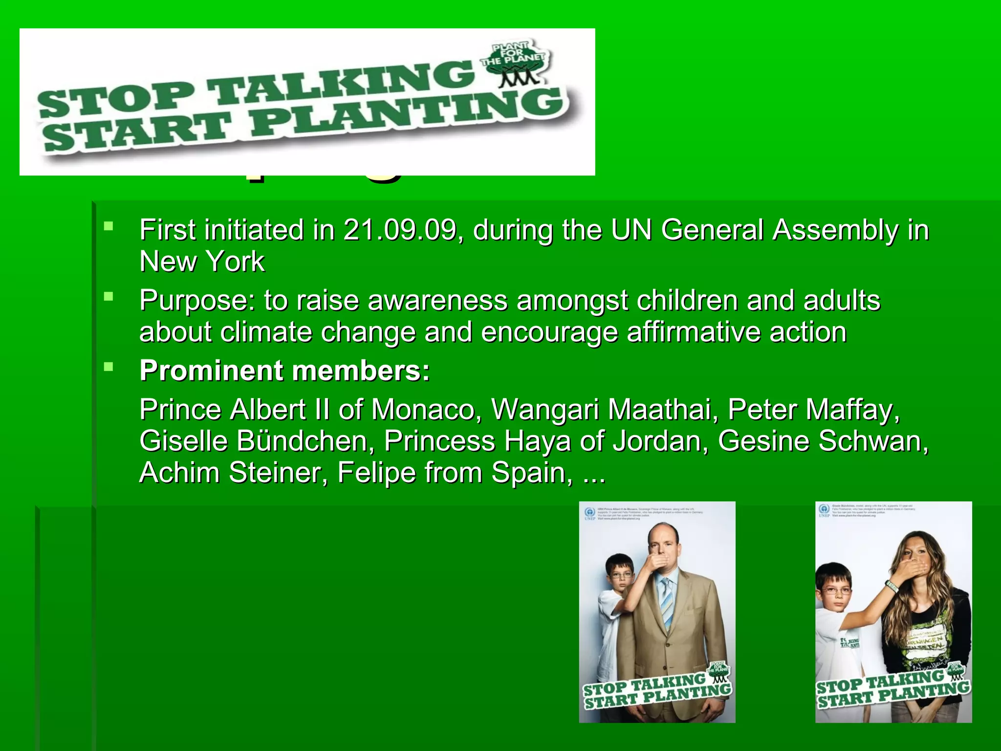 Ppt felix finkbeiner plant for the planet | PPT