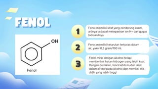 PPT_FENOL_8 kimia organik, teknik kimia ok | PDF