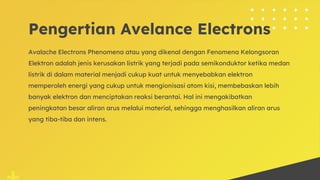 avalance electrons fenomena .pptx