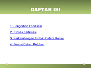 PPT FERTILISASI DAN PERKEMBANGAN EMBRIOKELAS 9.ppt