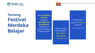 PPT FESTIVAL MERDEKAA BELAJAR TAHUN 2024 | PPTX