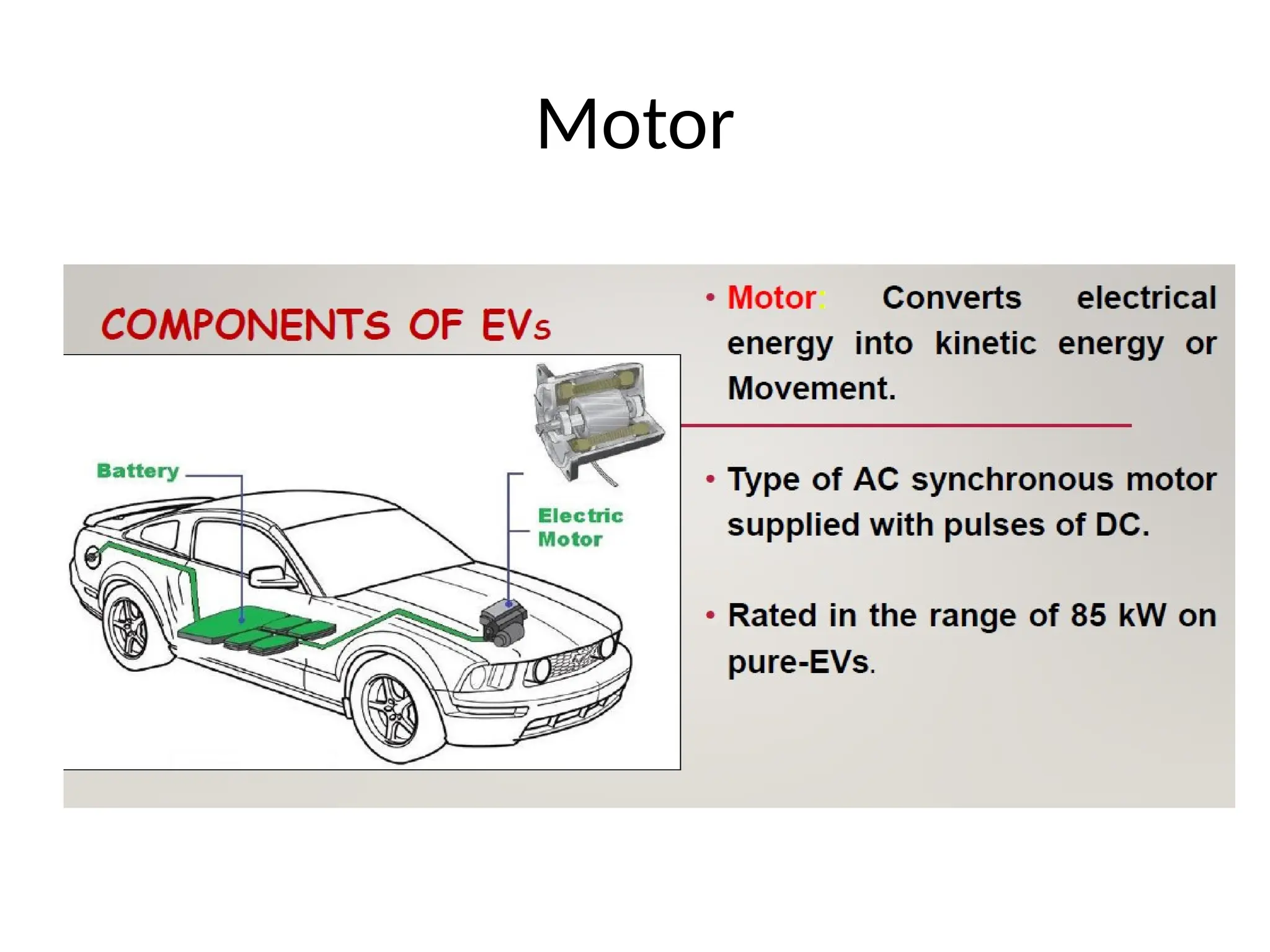 ppt FUNDAMENTAL OF EV-INTRODUCTION OF EV unit-2.pptx
