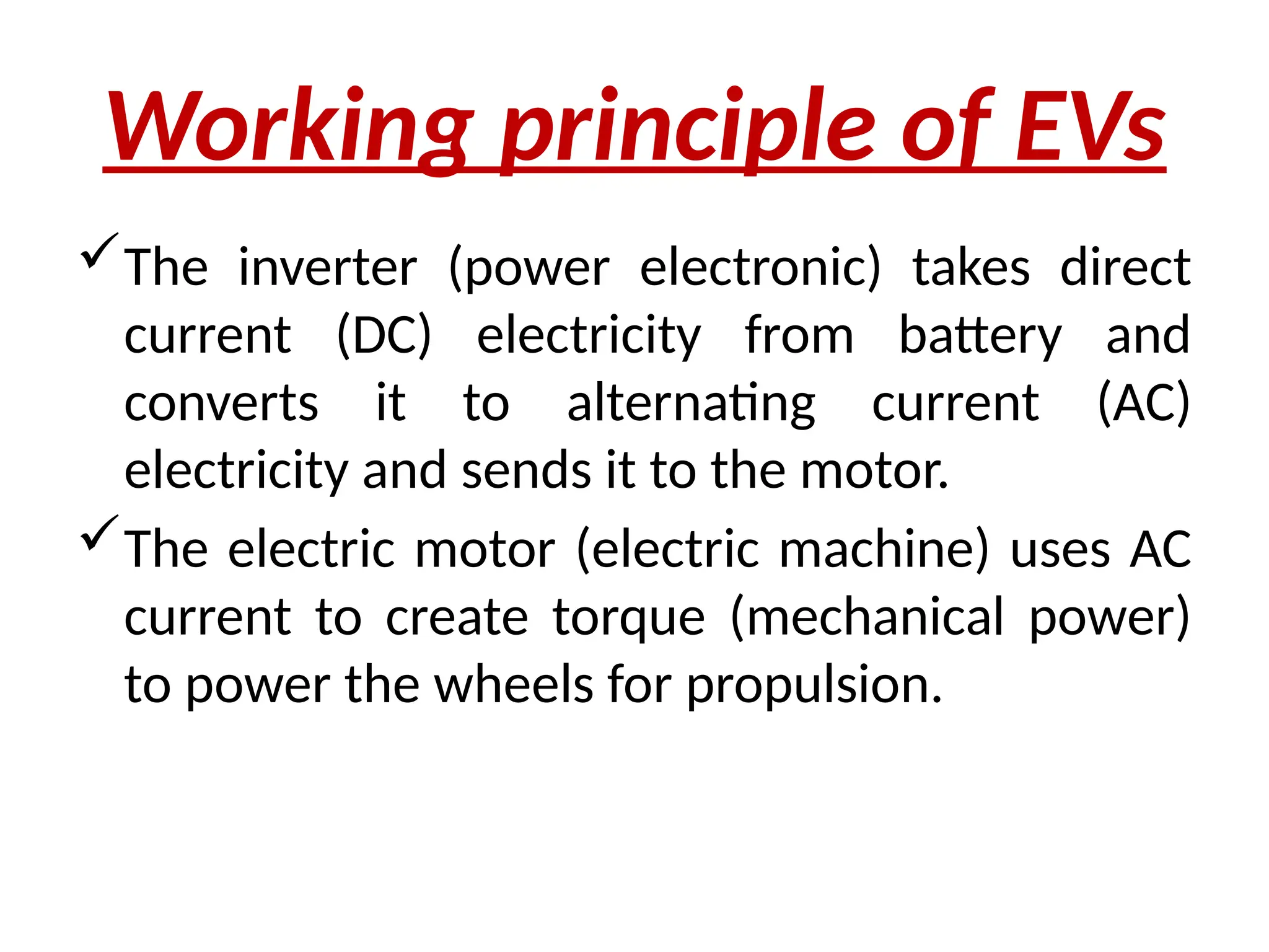 ppt FUNDAMENTAL OF EV-INTRODUCTION OF EV unit-2.pptx
