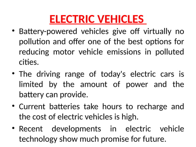 ppt FUNDAMENTAL OF EV-INTRODUCTION OF EV unit-2.pptx