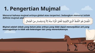 KAIDAH MUJMAL dan MUBAYYAN Materi Fiqih. | PPTX