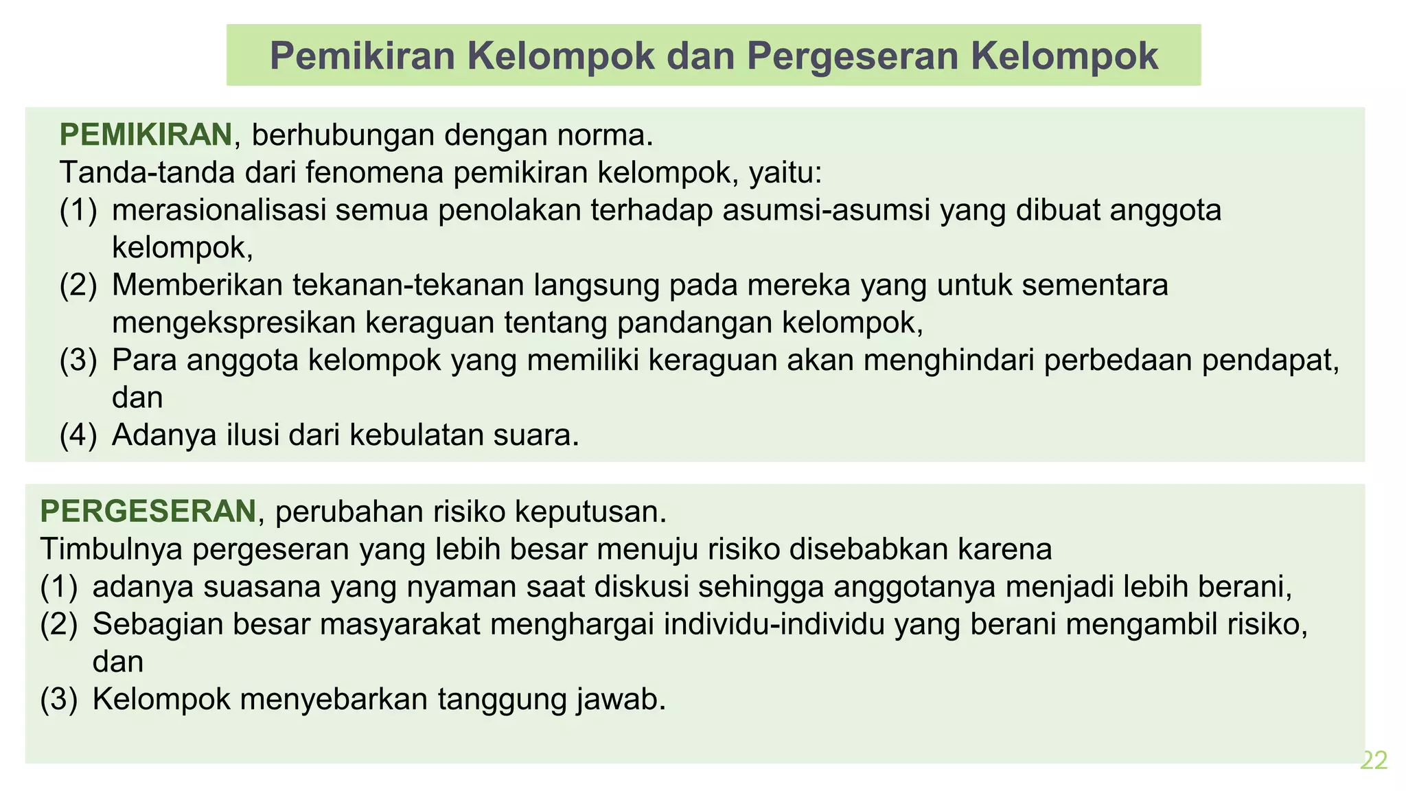 DASAR-DASAR PERILAKU KELOMPOK | PPTX