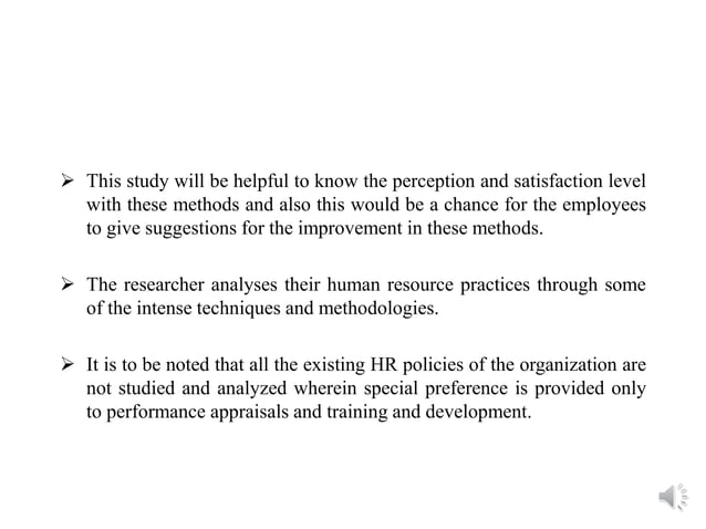 AN EMPLOYEE PERCEPTION TOWARDS HR PRACTICES | PPT