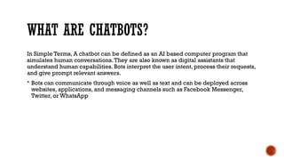 PPT File (CHATBOTS) Vishnu Kumar Sharma.pptx