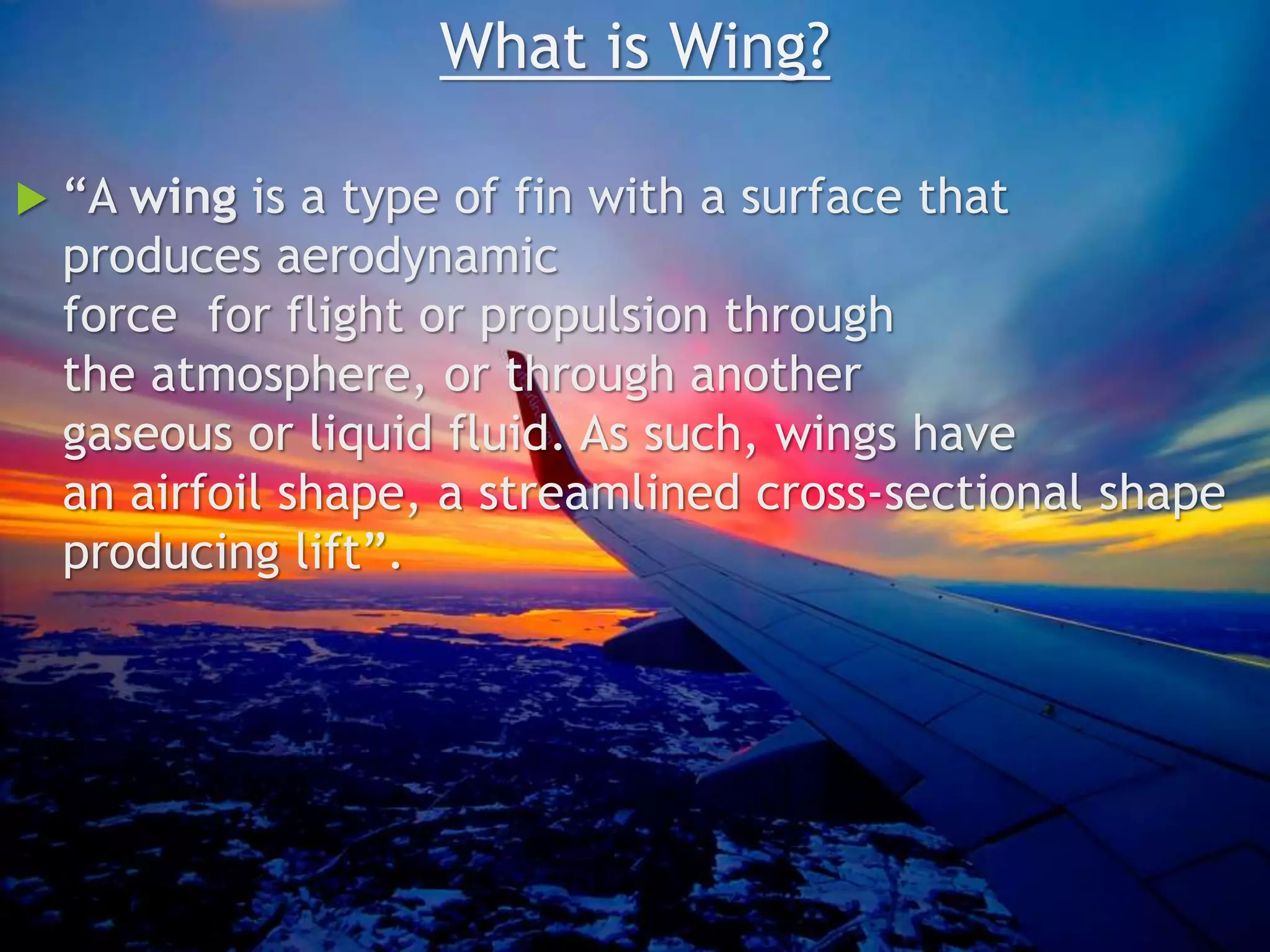Aircraft Wing | PPTX
