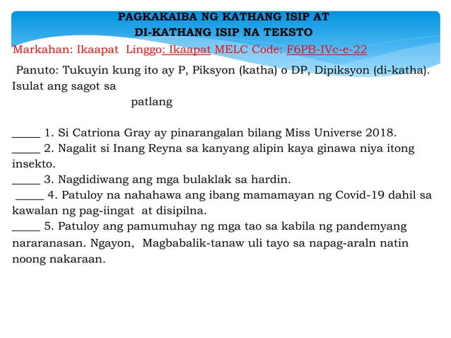 PPT FILIPINO QUARTER 4PAG GAWA NG PATALASTAS AT USAPAN GAMIT ANG MGA BAHAGI NG PANANALITA.pptx