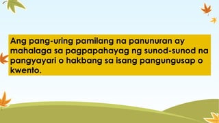 PPT FILIPINO WK 7....................... | PPTX