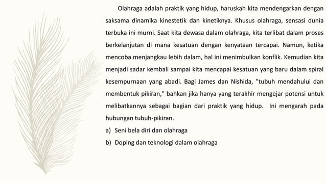 filsafat & sejarah olahraga | PPTX