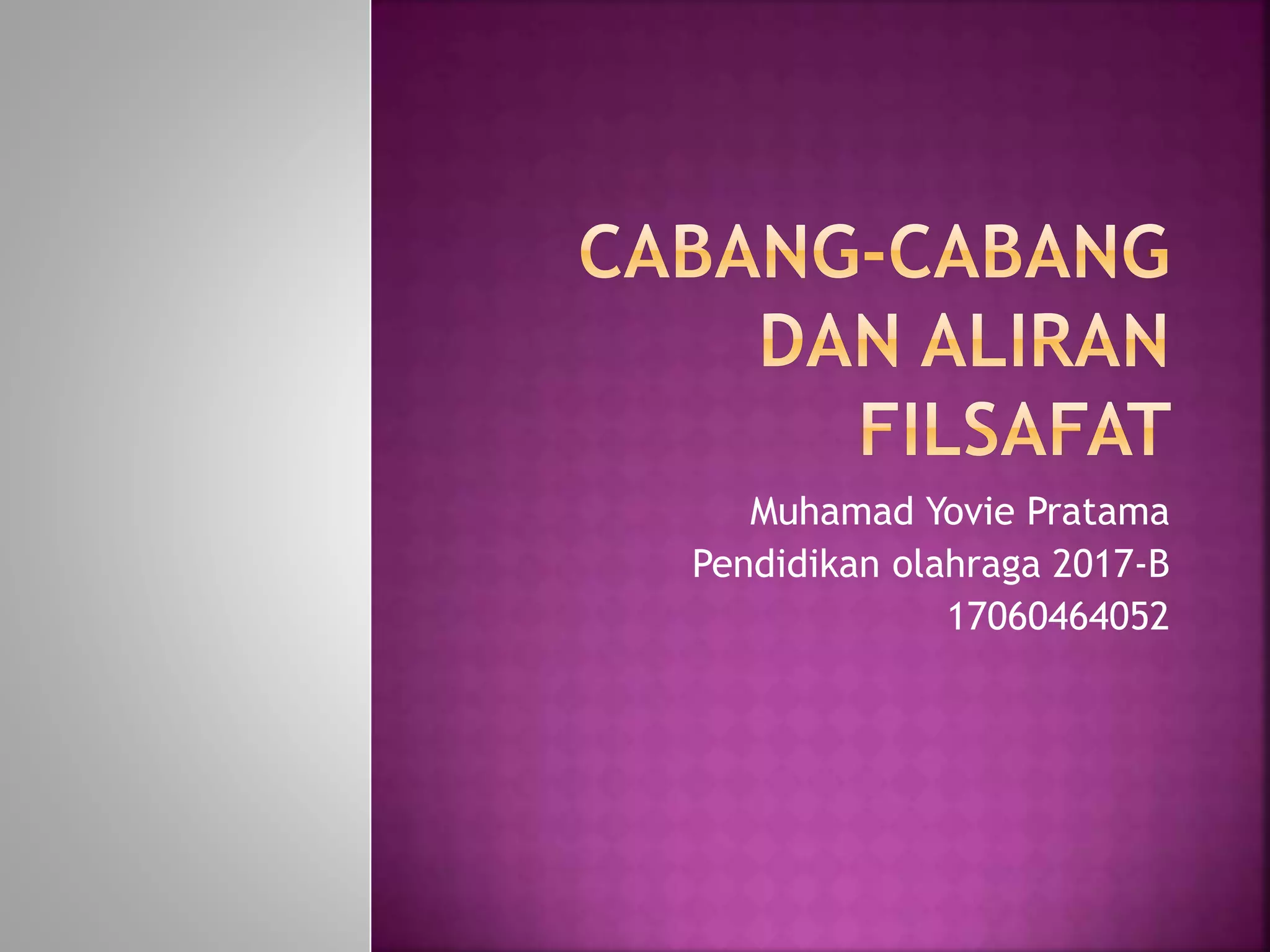 Ppt filsafat[1] | PPTX