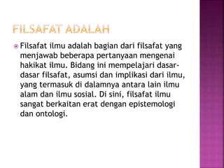 Ppt filsafat[1] | PPTX