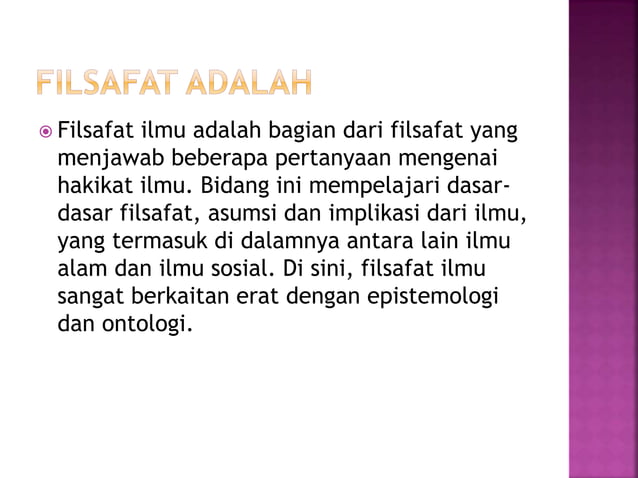 Ppt filsafat[1] | PPTX