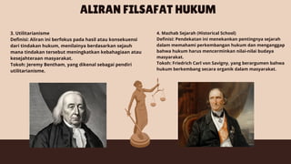 Filsafat Hukum dan Aliran Filsafat Hukum | PDF