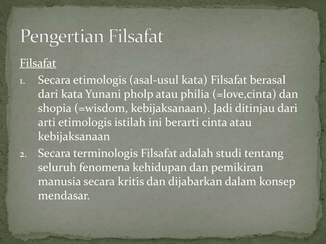 Filsafat Ilmu | PPT