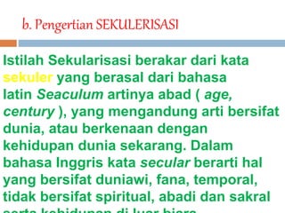 ppt FILSAFAT SEKULERISASI ILMU PENGETAHUAN [Autosaved].pptx
