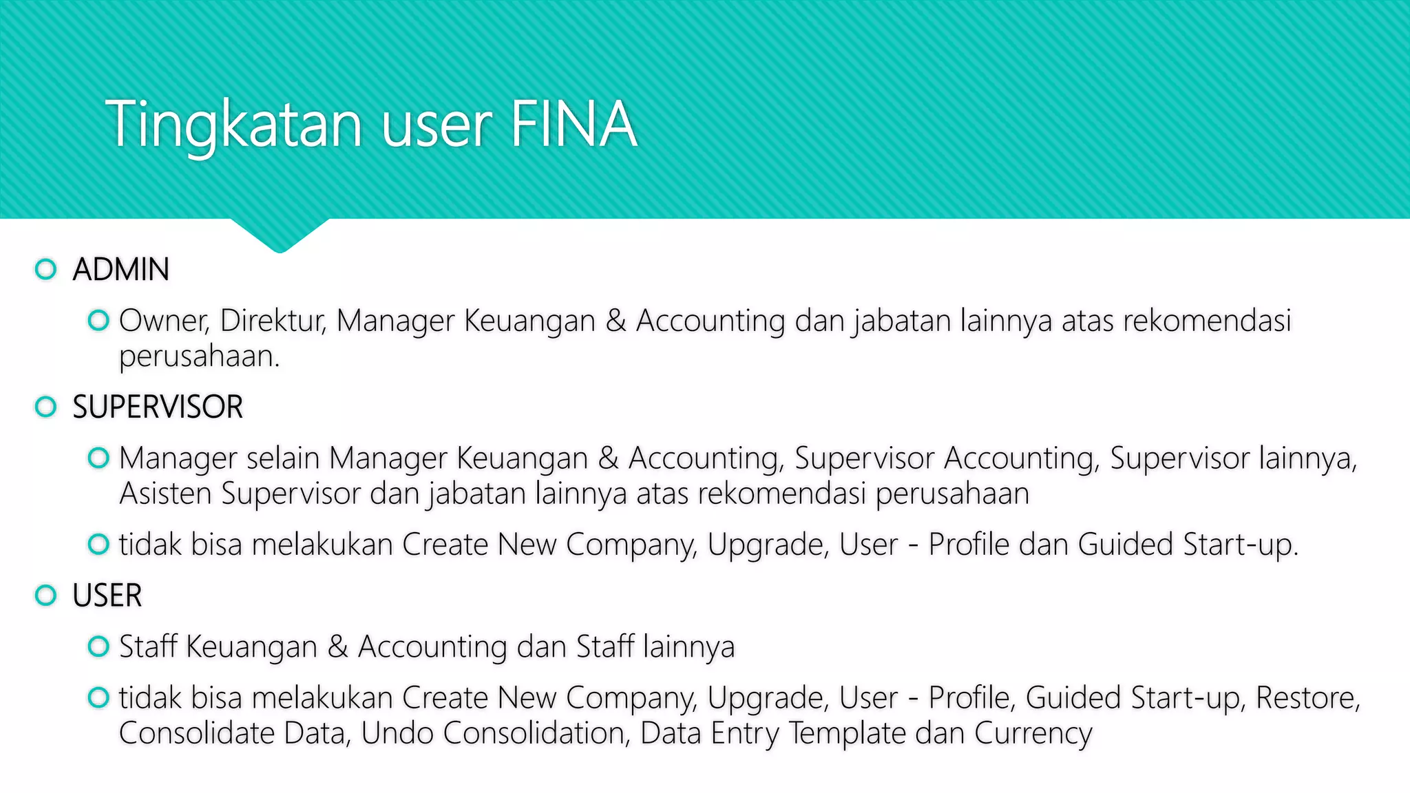 Power Point: Software Akuntansi FINA | PPTX
