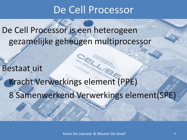 De interne werking van een Cell SPE | PPTX