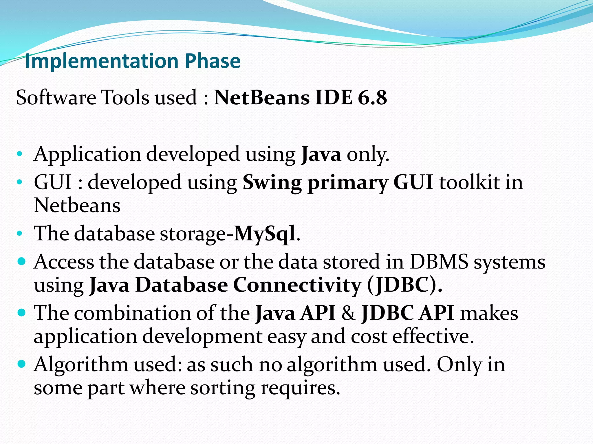 Expense Manager Application in JAVA | PPTX