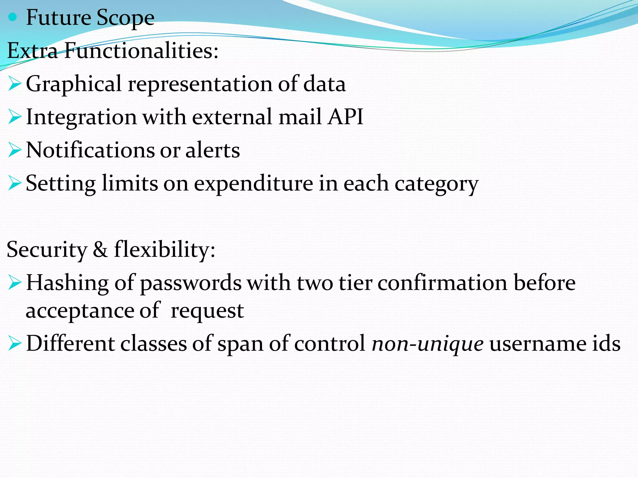 Expense Manager Application in JAVA | PPTX