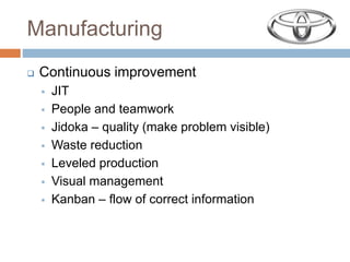 TOYOTA SUPPLY CHAIN MANAGEMENT | PPTX