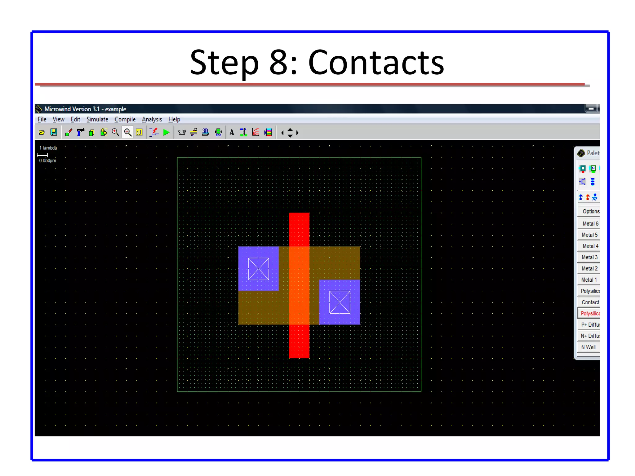 Layout design on MICROWIND | PPT