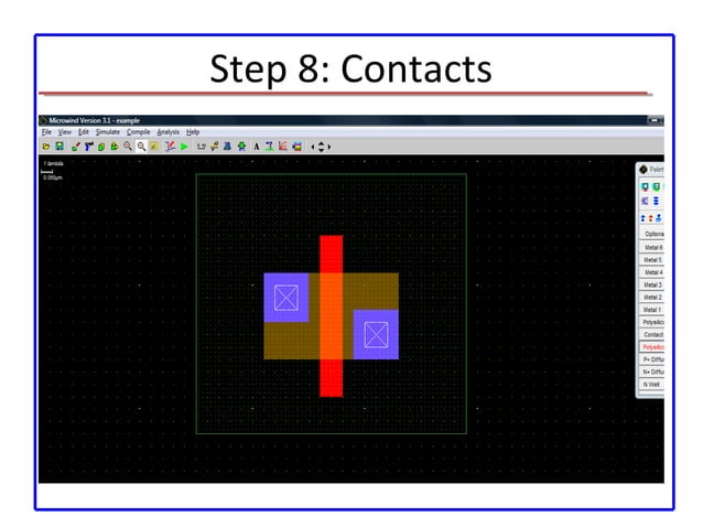 Layout design on MICROWIND | PPT