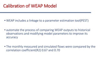 Assessment of Water Supply–Demand for a Watershed using WEAP Model ...