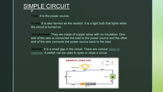 design of the simple electric circuit | PPTX