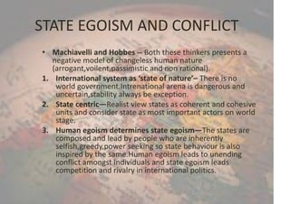 PPT on Realism in international relations political Science study | PDF