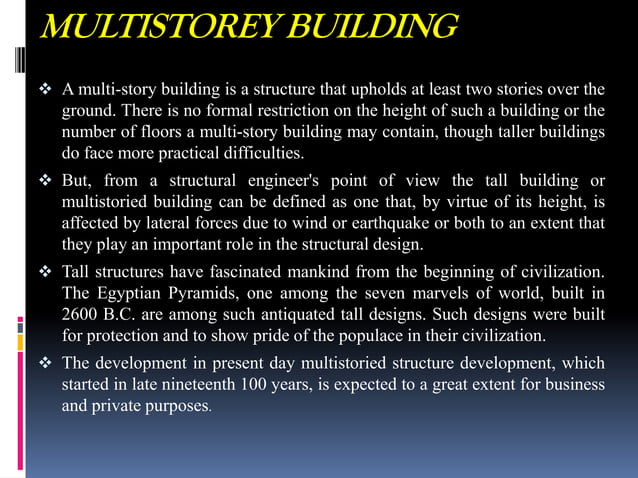 static ananlysis and design of g+ 20 rcc framed structure by using e ...