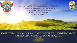 PPT on slope stability analysis and mitigation | PPT