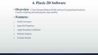 PPT on slope stability analysis and mitigation | PDF
