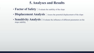 PPT on slope stability analysis and mitigation | PDF