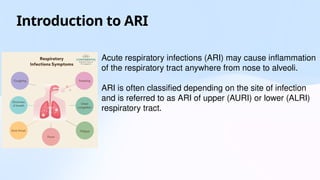 Ppt final of acute respiratory infection | PPTX