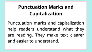 PPT Punctuation Marks and Capitalization | PPTX