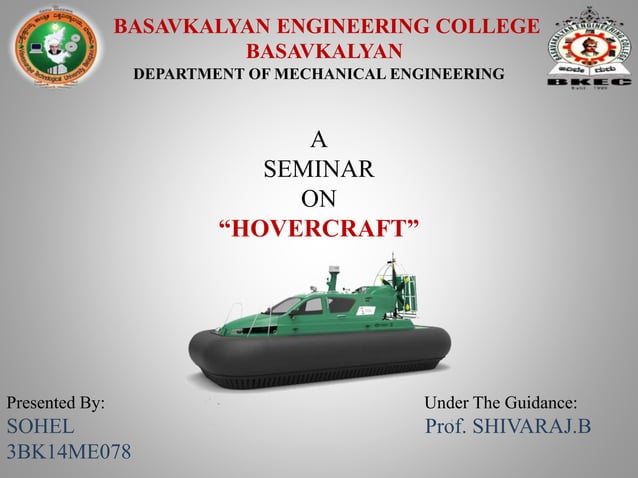 HOVERCRAFT PRESENTETION | PPT