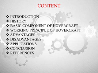 HOVERCRAFT PRESENTETION | PPT