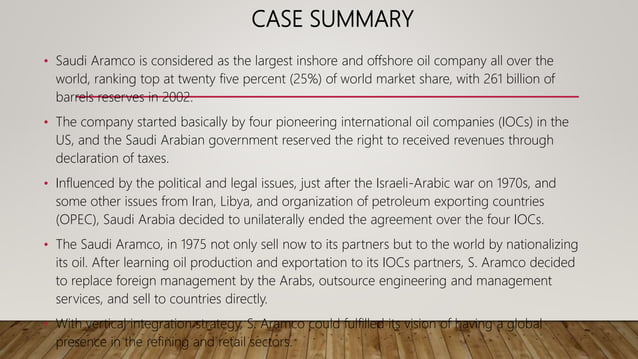Ppt final aramco | PPTX