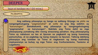 MGA PILOSOPIYA SA ASYA | PPTX